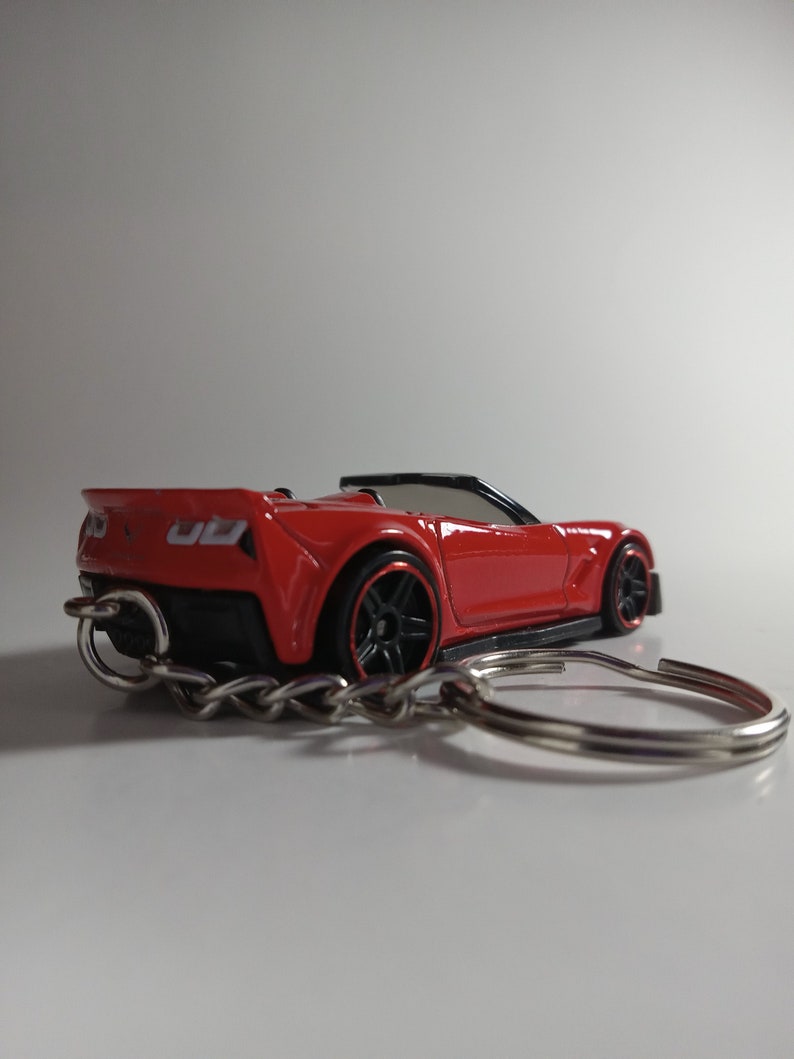 Chevy Corvette C7 Z06 Hotwheel Keychain Car Keychain Keychain Truck Car ...