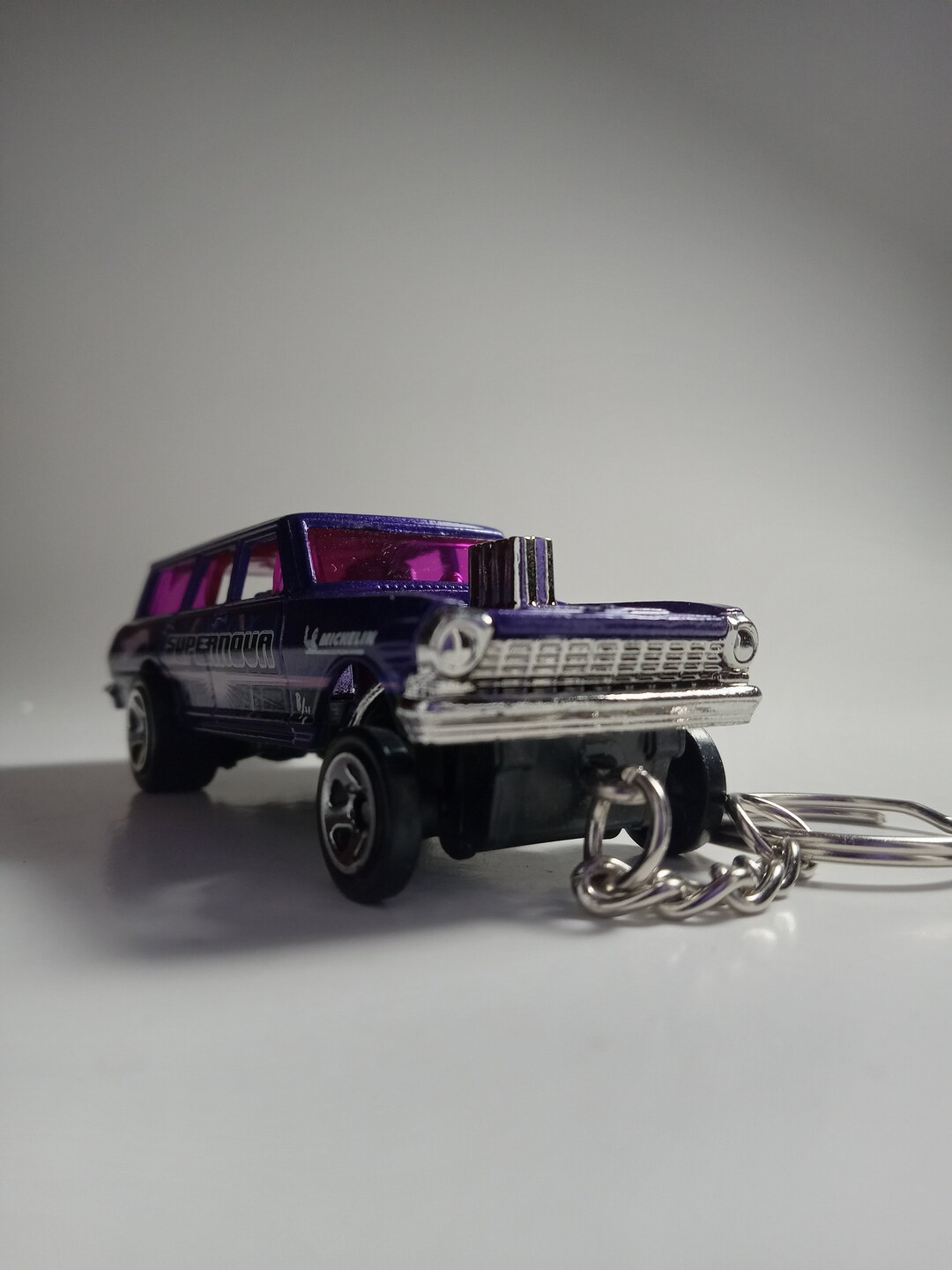 Chevy Nova Gasser Hotwheel Keychain Car Keychain Keychain Truck Car Car ...