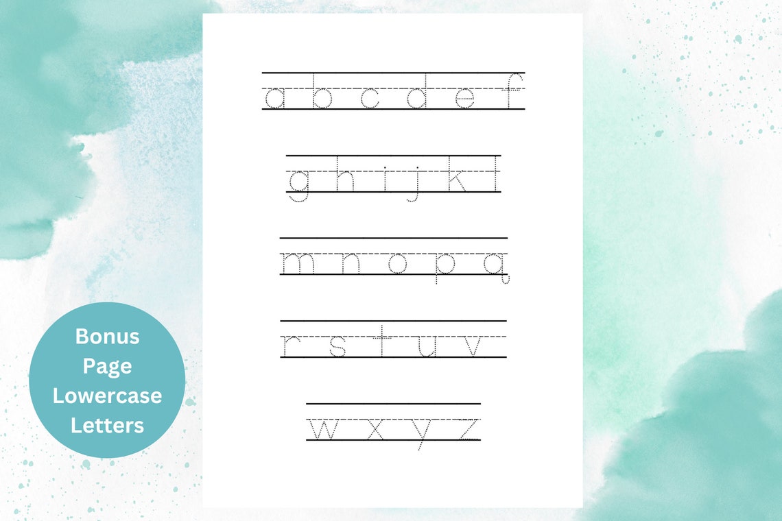 Name Tracing Custom Worksheet / Personalized First and Last Name ...