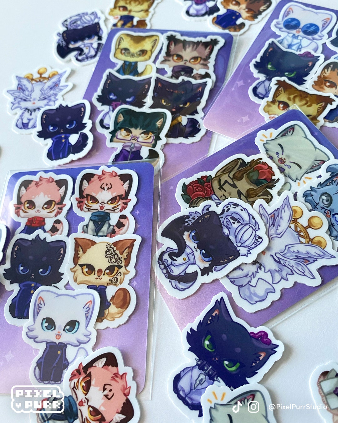 Jujutsu Kittens! Mini Bundles || Sets A, B, C, D / 20 Designs / JJK ...