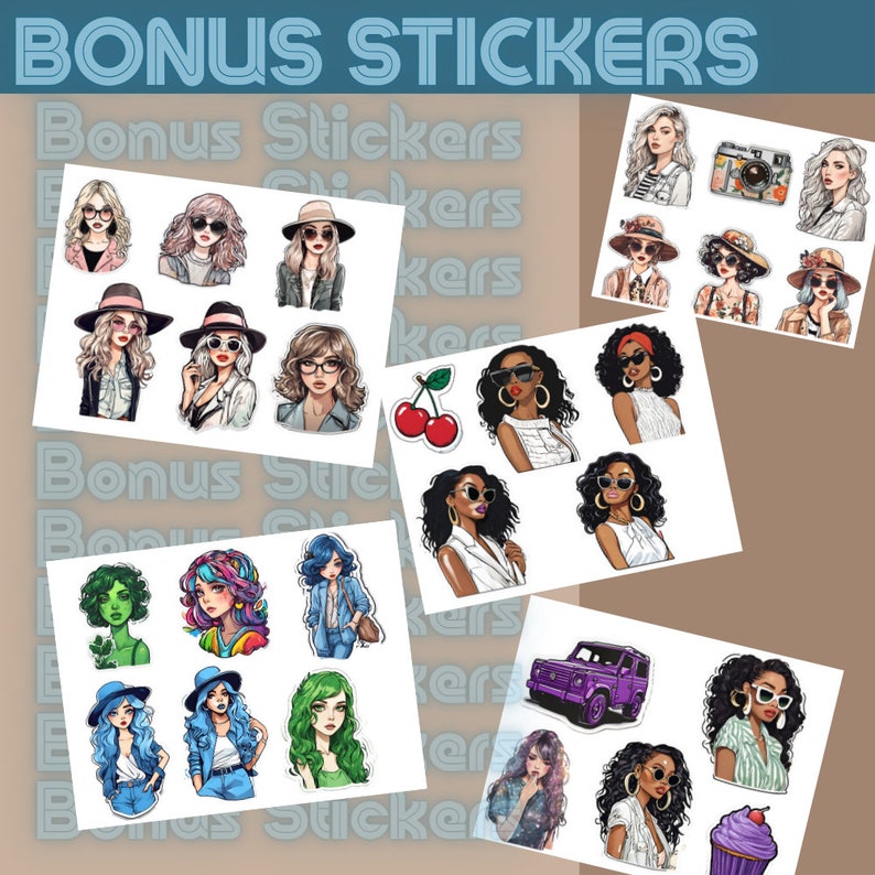 FOUR BUNDLE, Planners, Printable, Digital Downloads, Instant Download ...