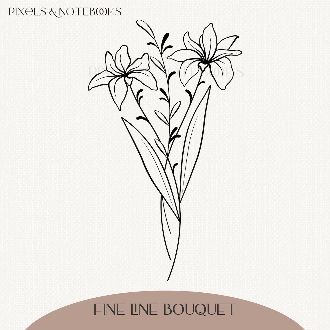 Iris February Birth Flower SVG Birth Month Flower Bouquet - Etsy