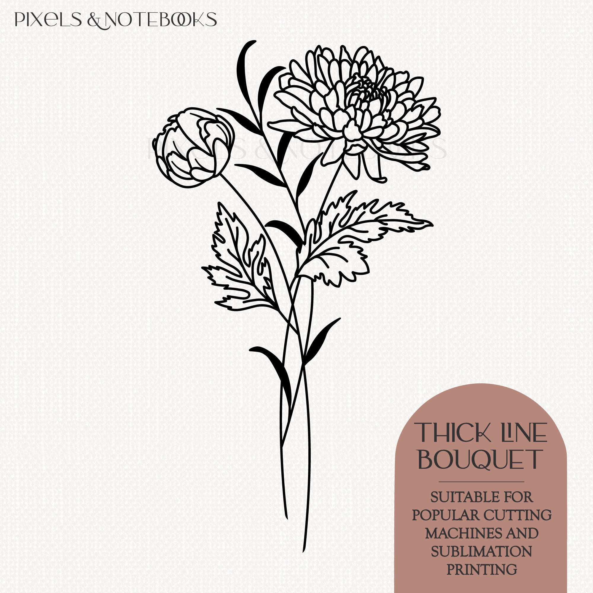Chrysanthemum Svg November Birth Flower Birth Month Flower Bouquet SVG ...