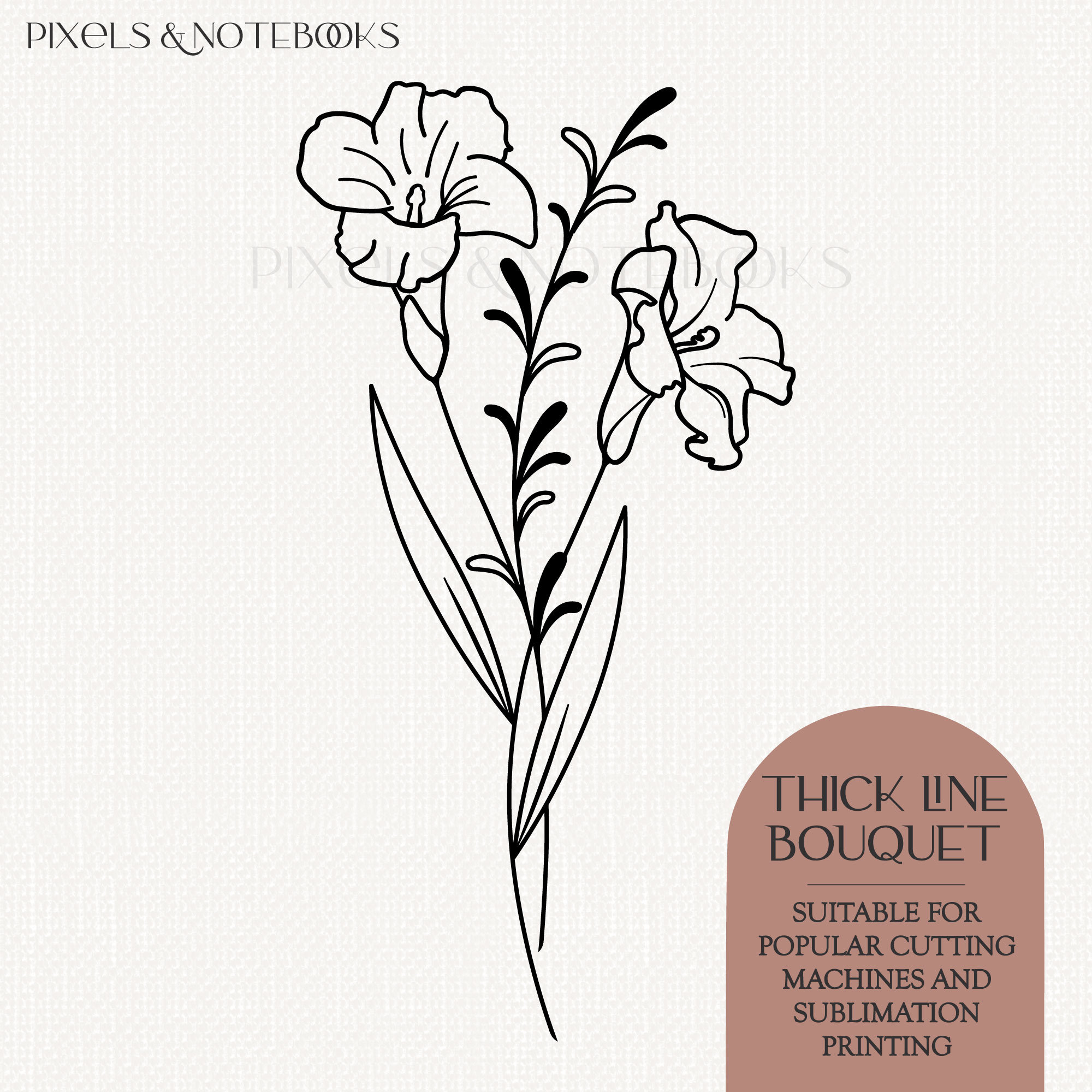 Gladiolus August Birth Flower Svg Birth Month Flower Bouquet SVG PNG ...