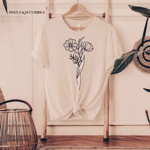 Cosmos Svg | October Birth Flower | Birth Month Flower Bouquet SVG PNG ...