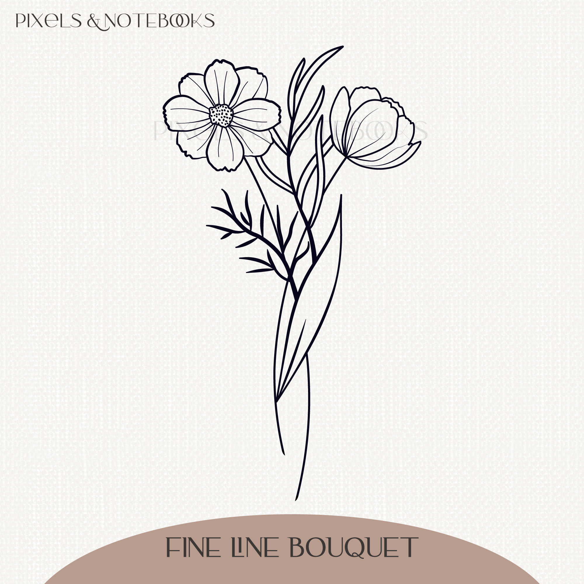 Cosmos Svg October Birth Flower Birth Month Flower Bouquet SVG PNG ...