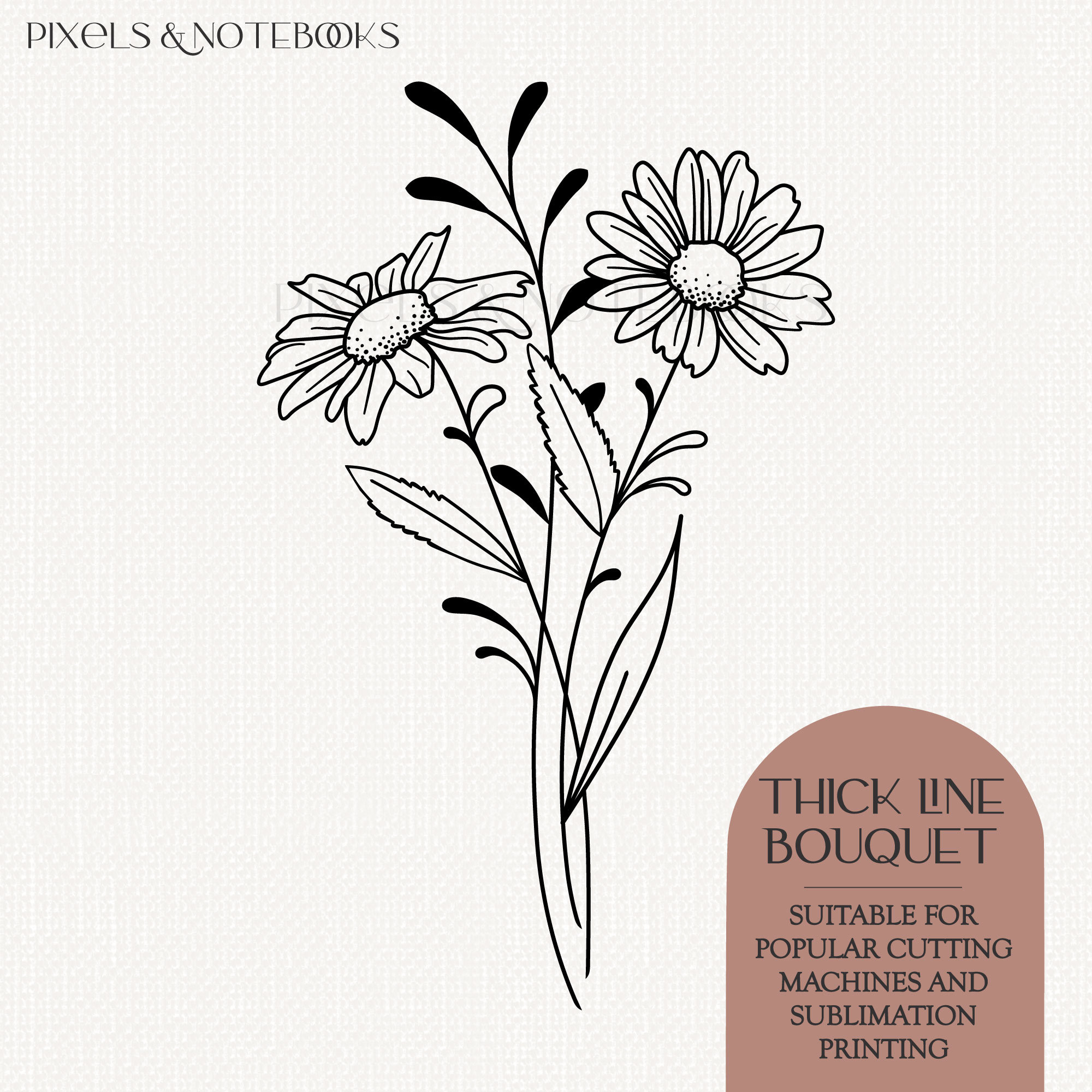 Daisy Svg April Birth Flower Birth Month Flower Bouquet SVG PNG Birth ...