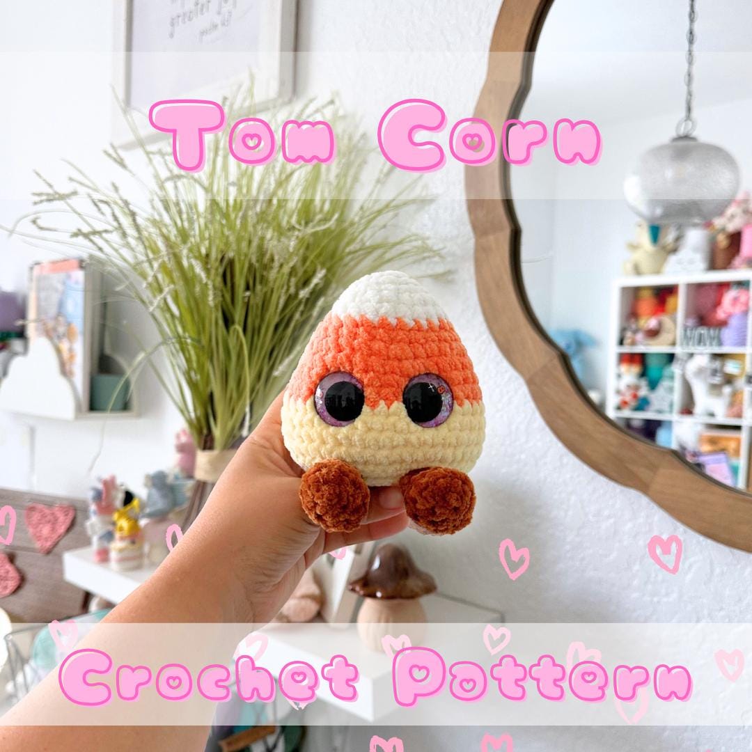 Tom Corn Crochet Pattern | Halloween Crochet Pattern | Candy Corn ...