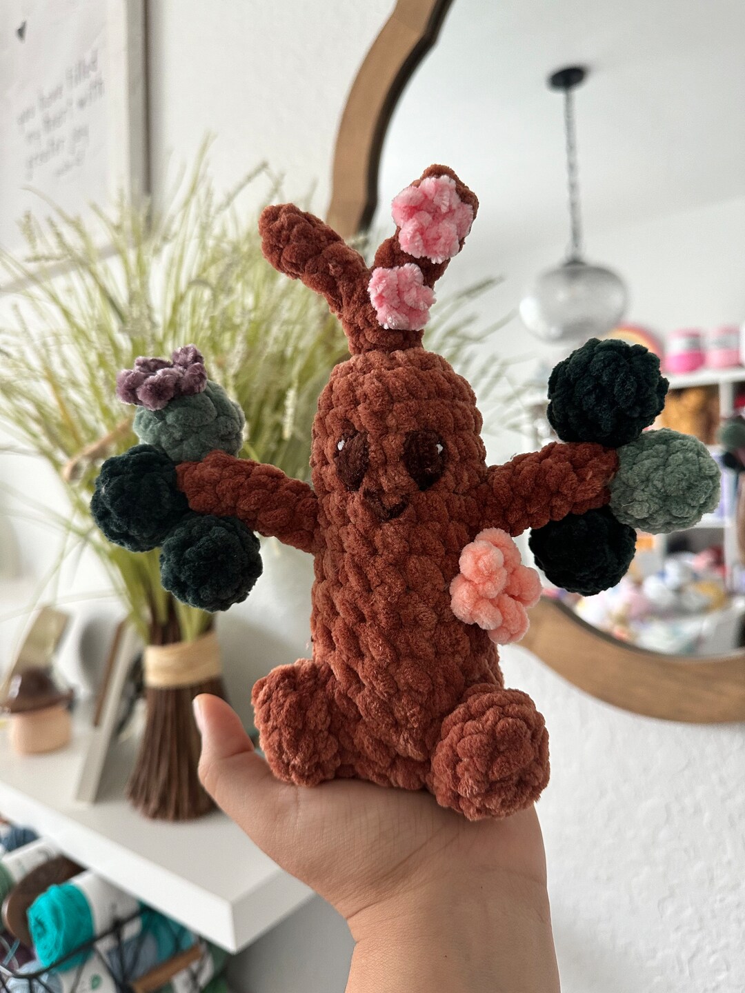 Fighting Tree Crochet Pattern | Springtime Amigurumi | Floral Crochet ...