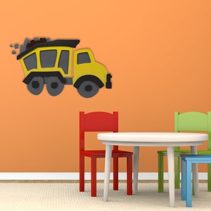 Beginner Woodworking Plans | Dump Truck | Wall Art | Kid's Room | Jig ...