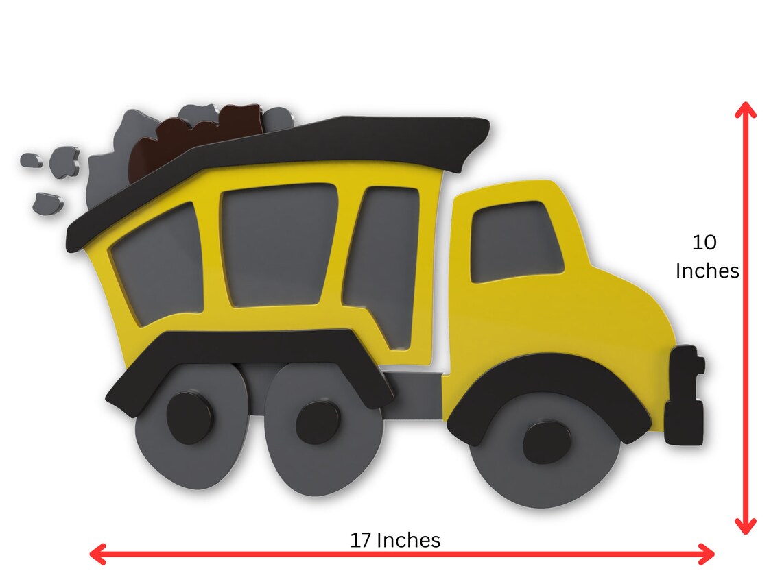 Beginner Woodworking Plans | Dump Truck | Wall Art | Kid's Room | Jig ...