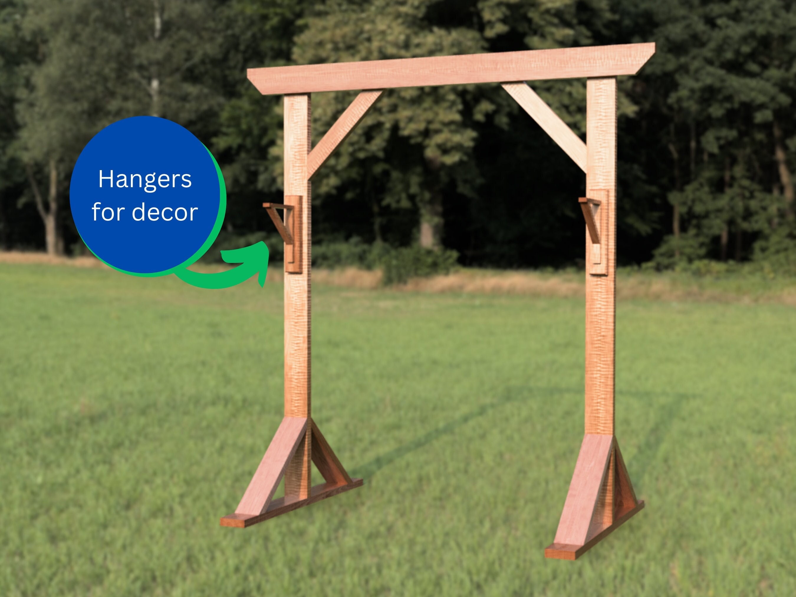 Wedding Backdrop Plans | Wedding Arch Plans | Woodworking DIY | Garden ...