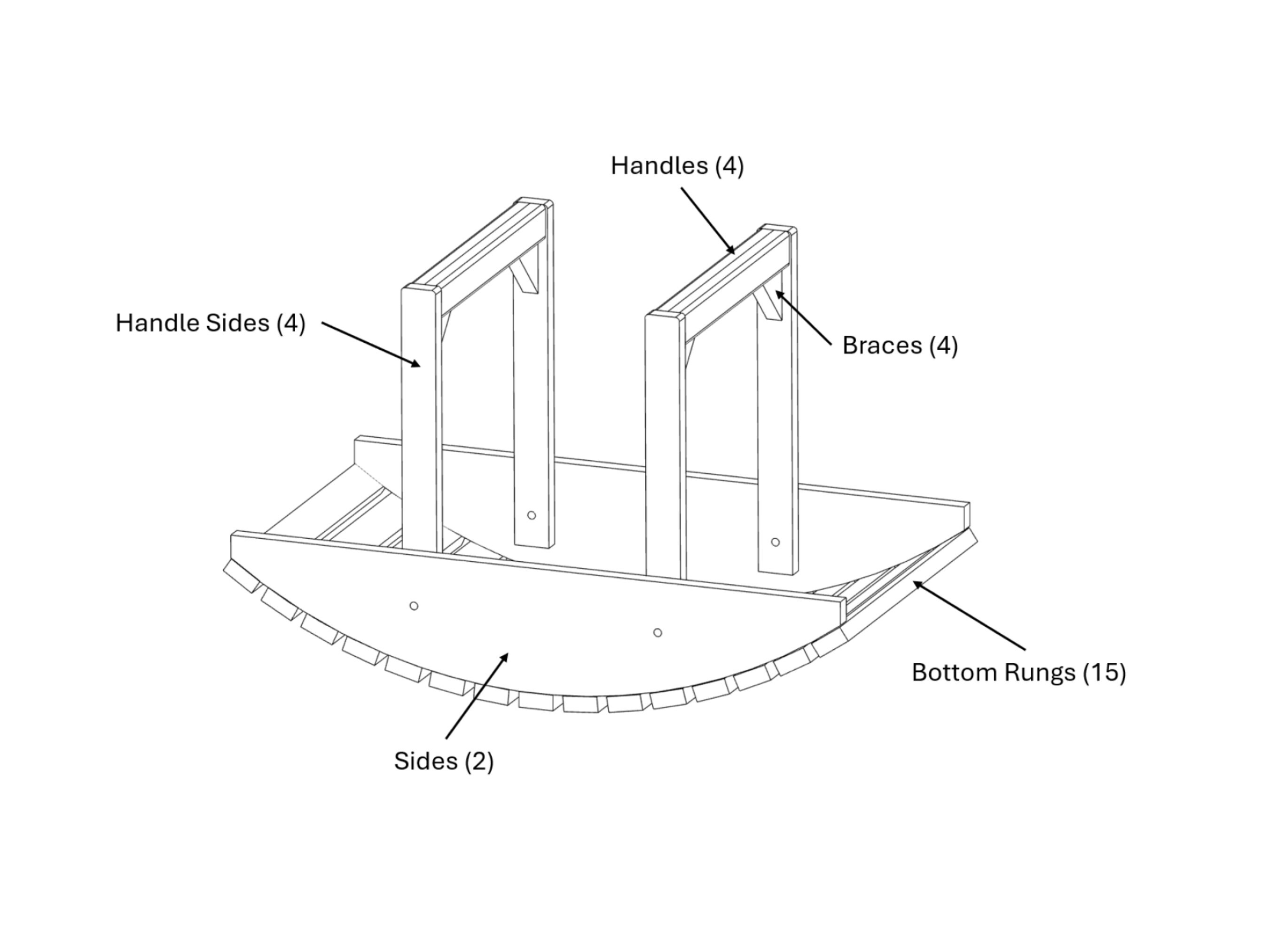 Picnic Basket Plans | Garden Basket Plans | Flower Basket Plans ...