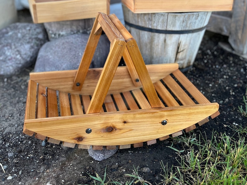 Picnic Basket Plans | Garden Basket Plans | Flower Basket Plans ...