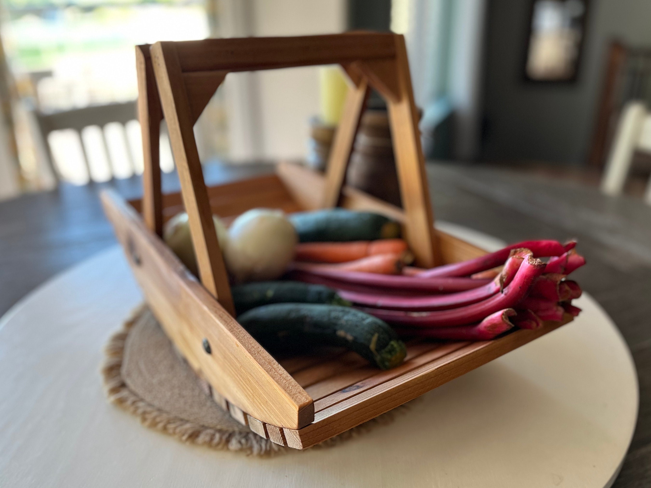 Picnic Basket Plans | Garden Basket Plans | Flower Basket Plans ...