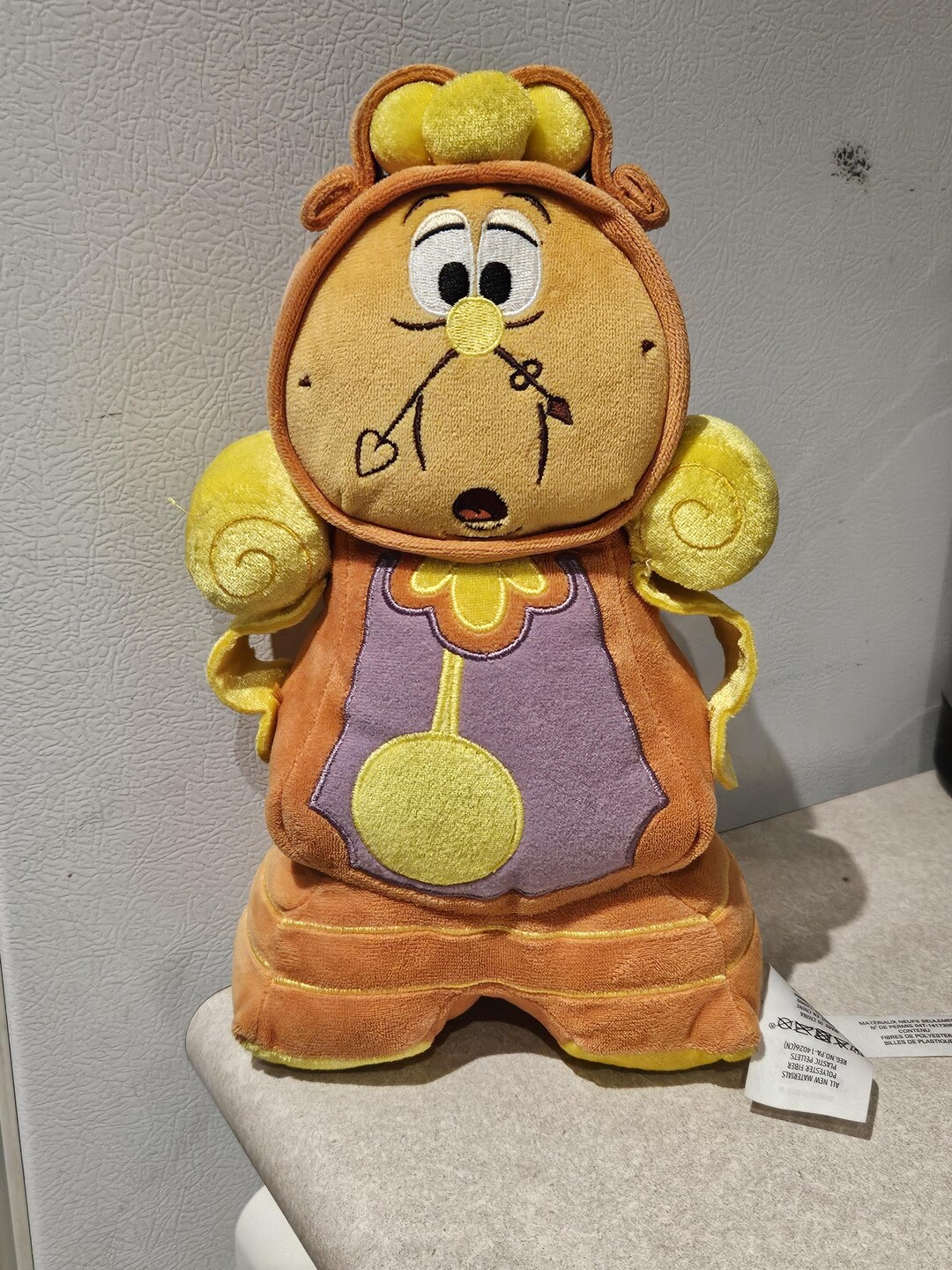 Toy "cogsworth" Beauty and the Beast Plush Exclusive Disney Store ...