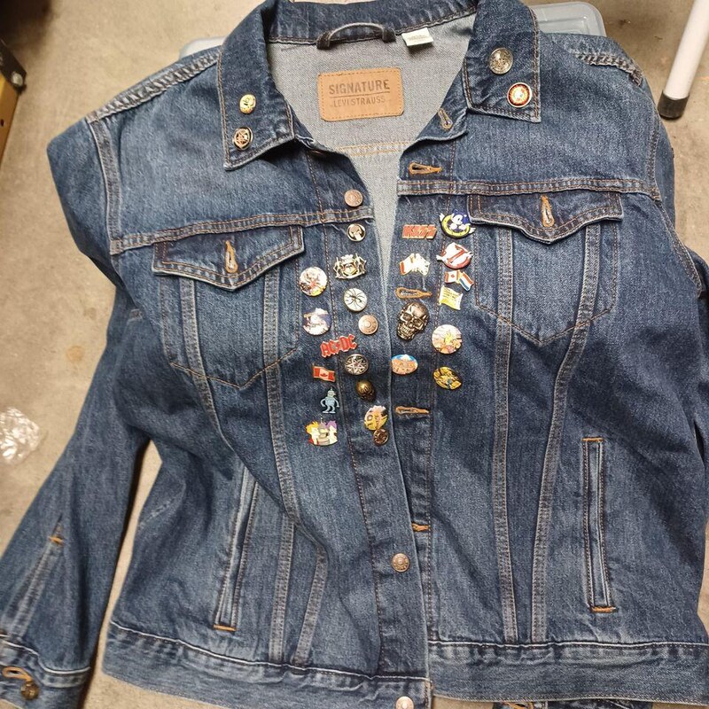 Denim Jacket Pin - Etsy