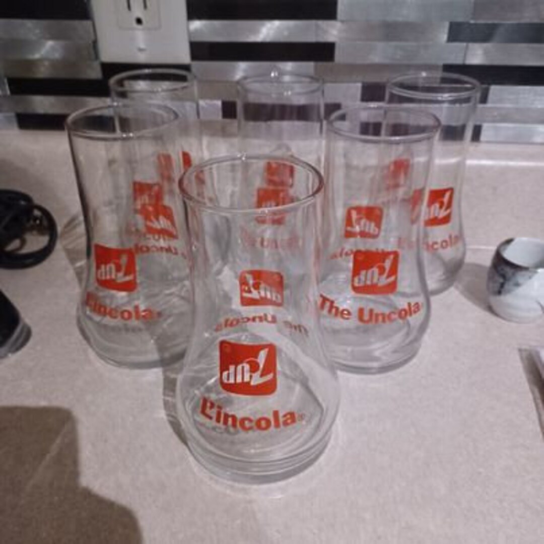 6 Vintage 1980s 7-up the Uncola Soda Pop Beverage Upside Down - Etsy