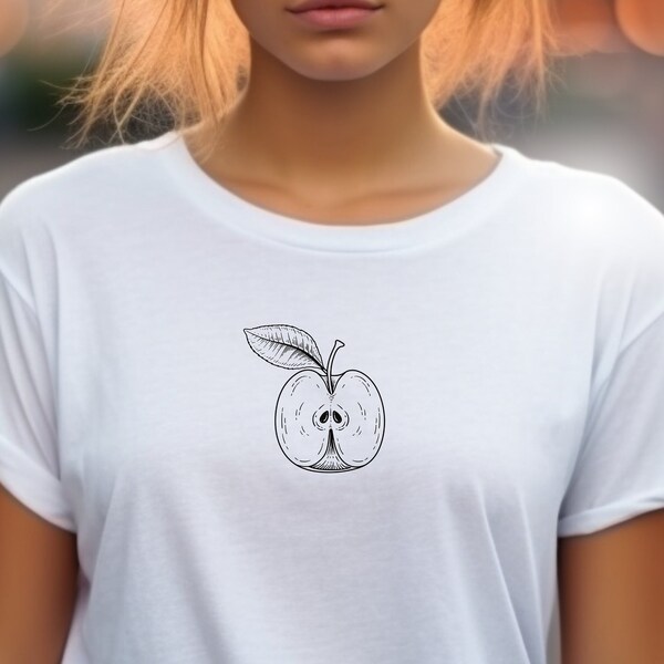 Apple T Shirt - Etsy