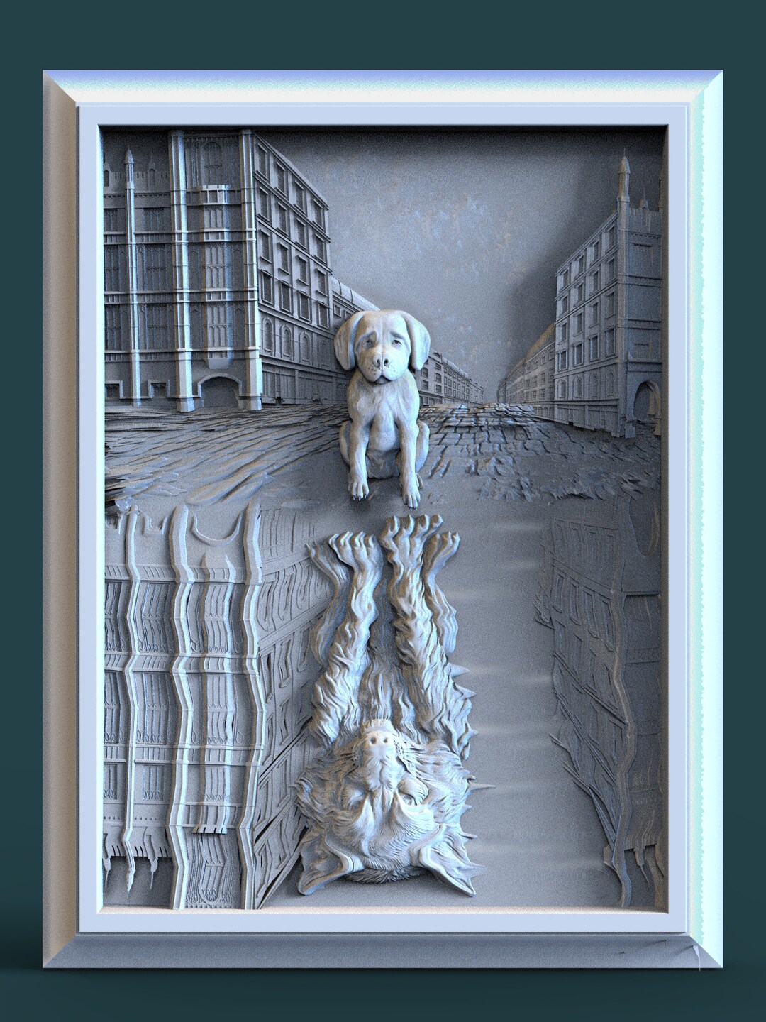 Puppy 3D STL Model for CNC and 3D Printers - Etsy Australia