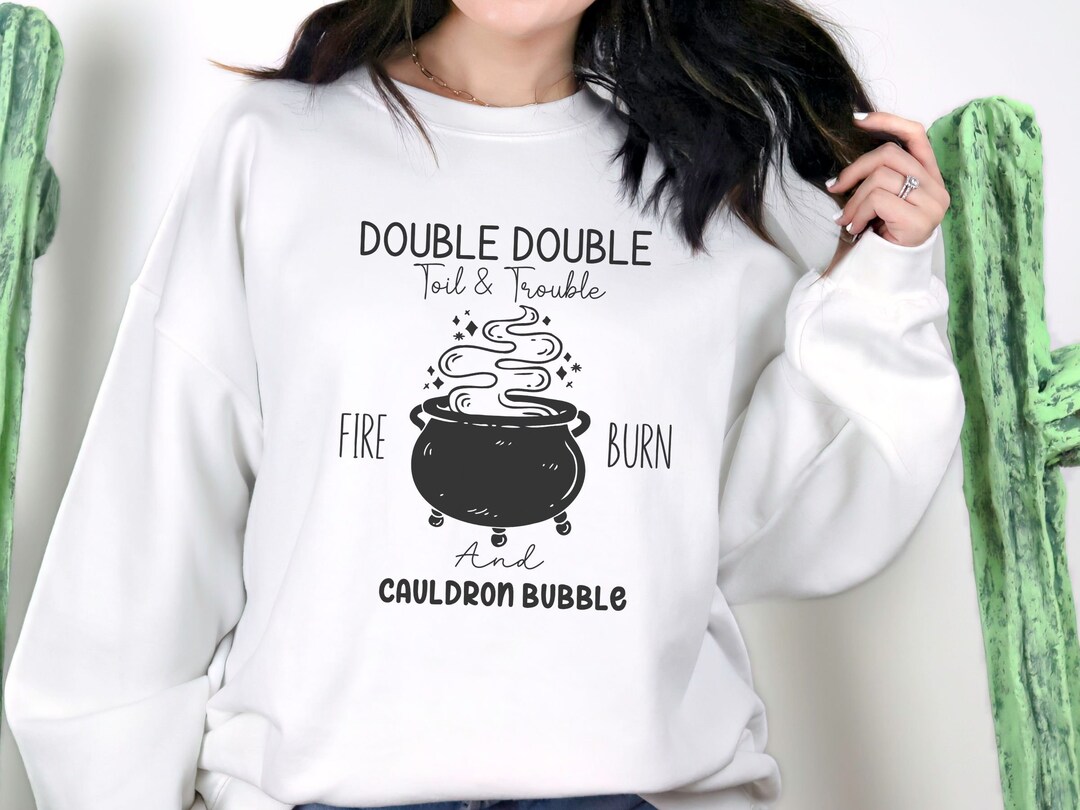 Double Double Toil and Trouble Shakespeare Macbeth Quote - Etsy