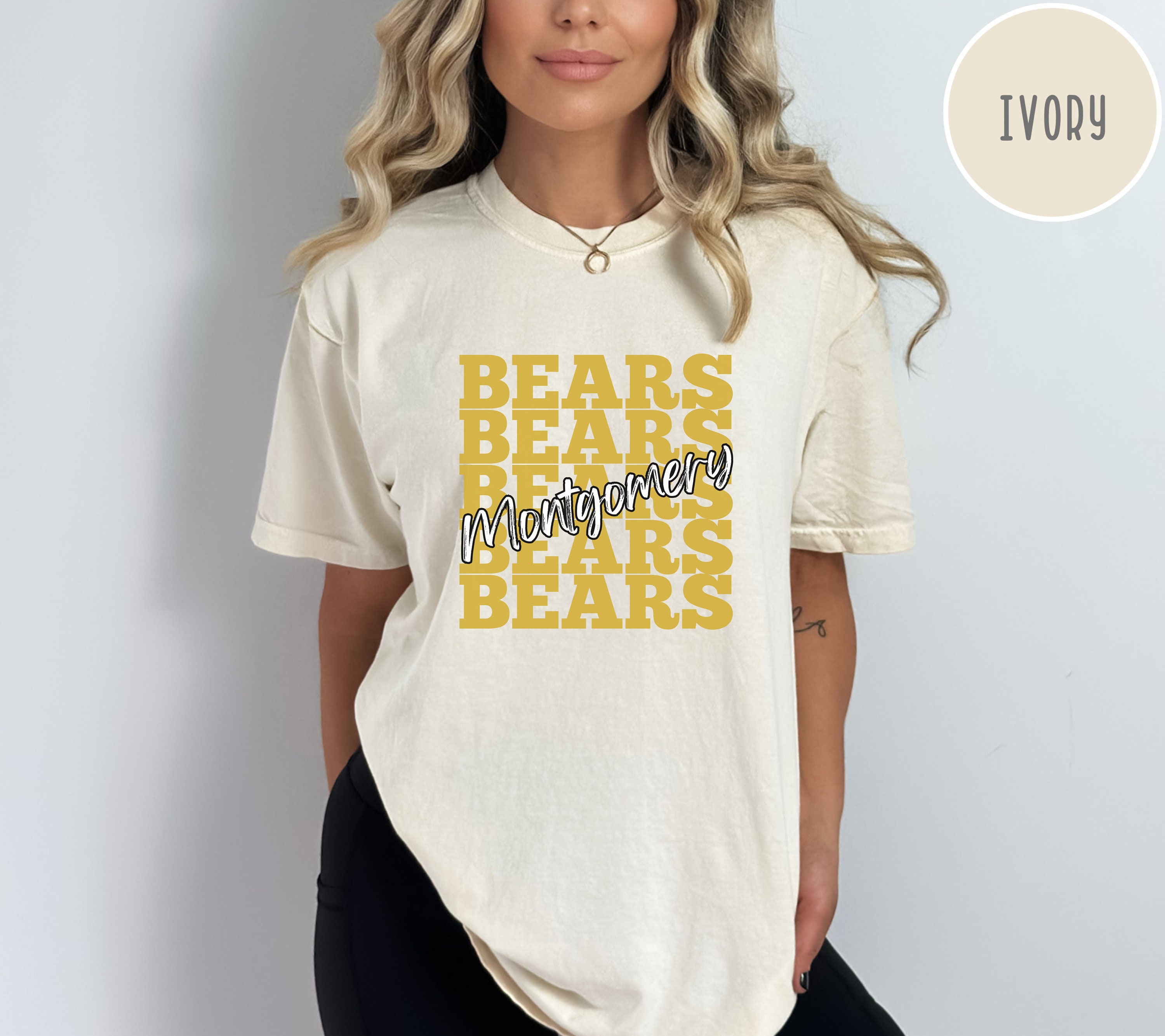 Team Spirit T-shirt Montgomery Bears Basketball Bears Football - Etsy