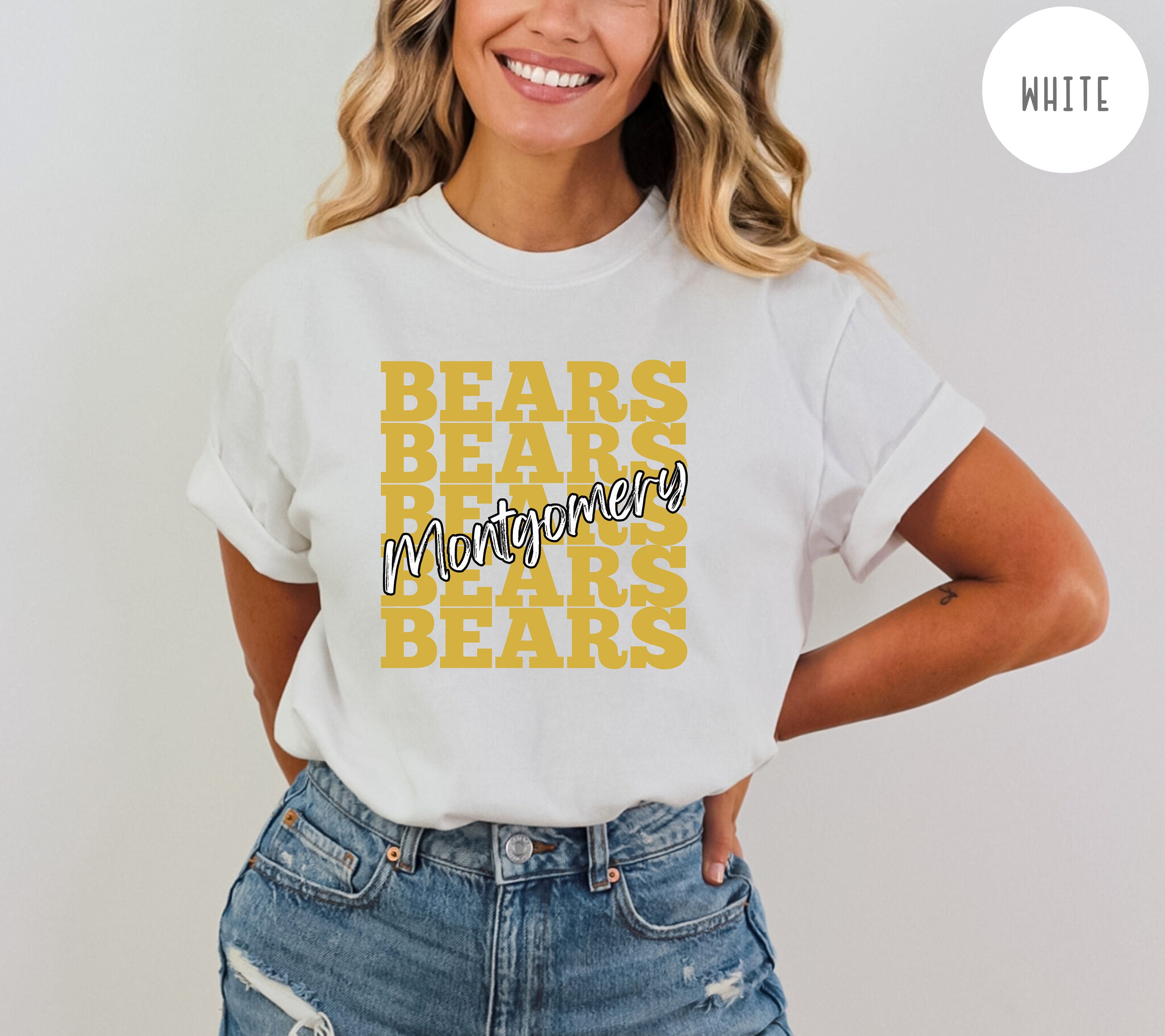 Team Spirit T-shirt Montgomery Bears Basketball Bears Football - Etsy