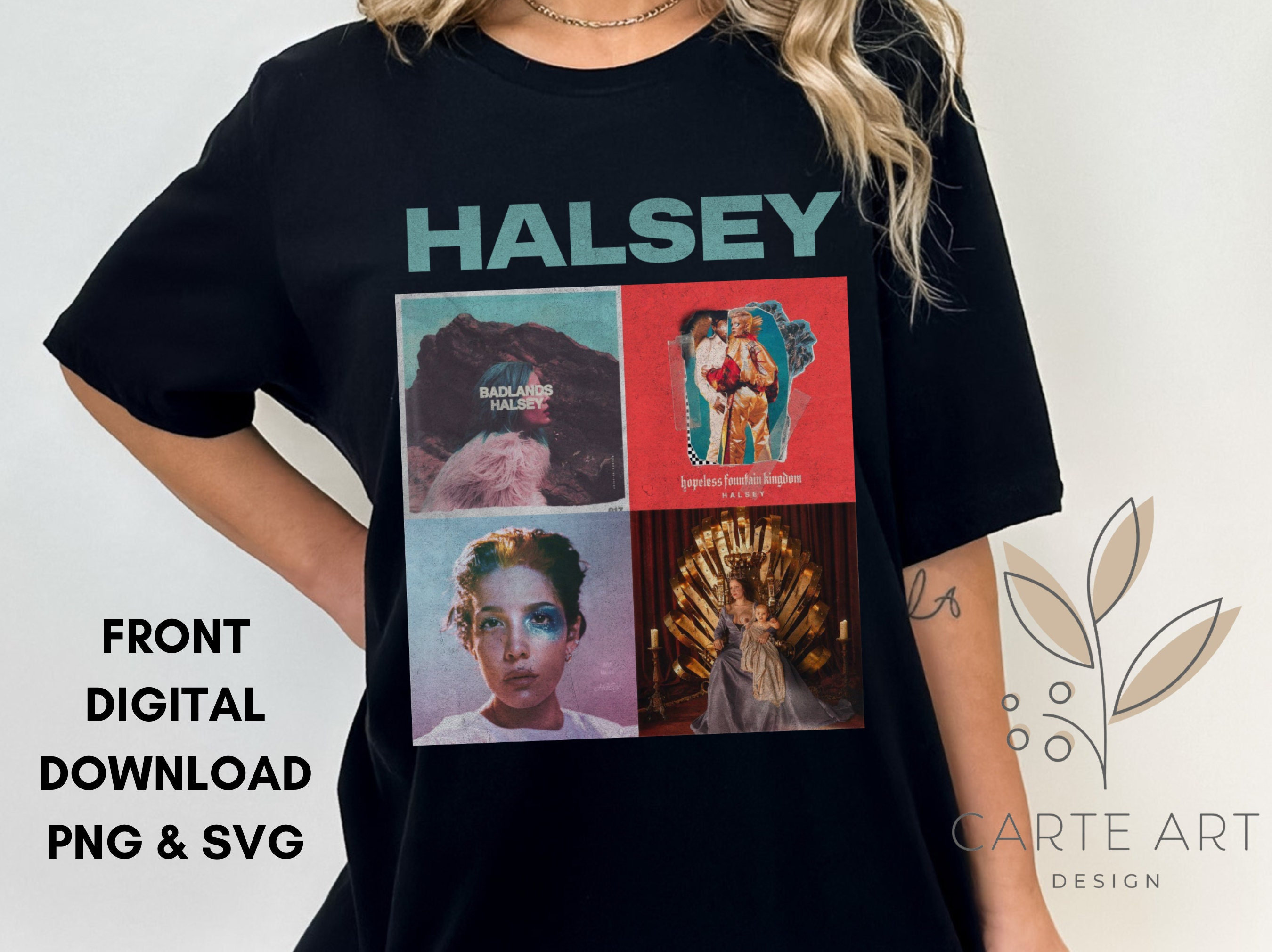 Halsey PNG Halsey Digital File Downloadable Sublimation - Etsy