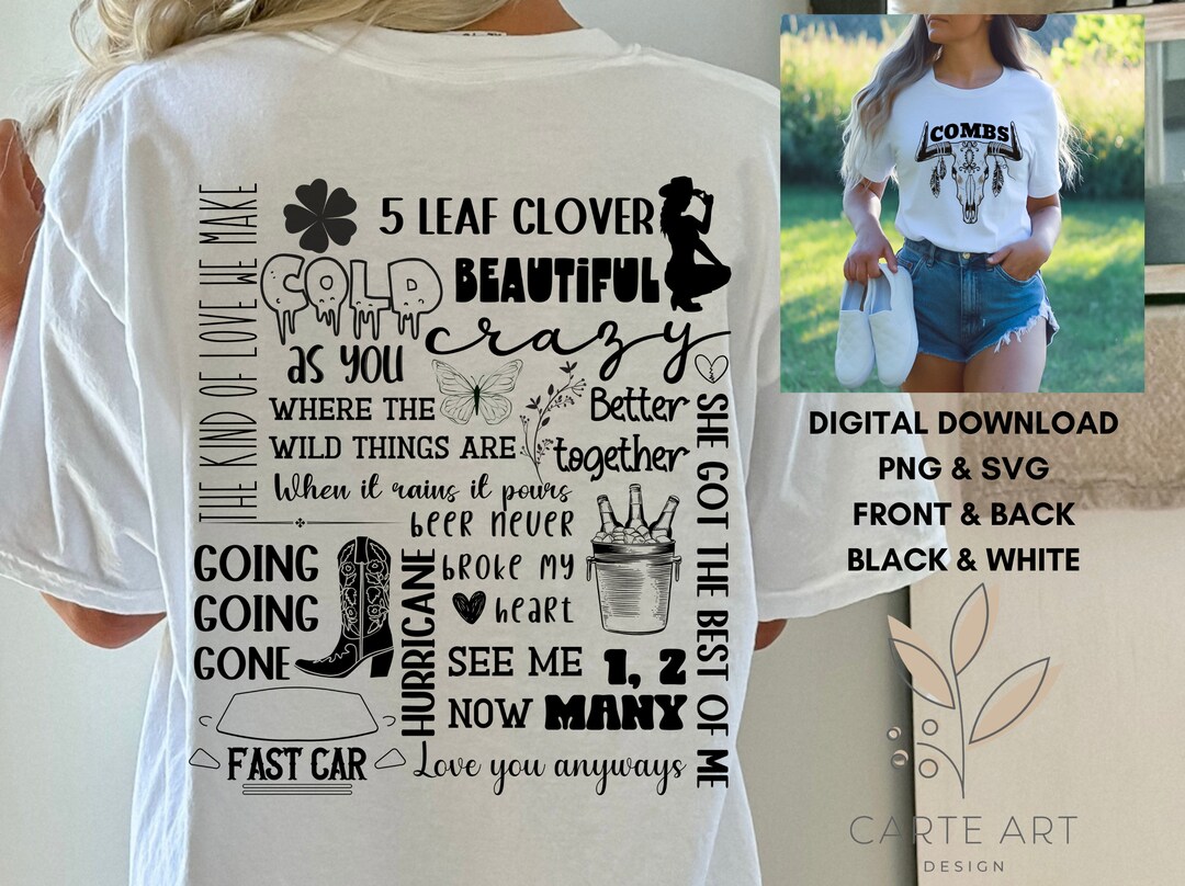 Luke Combs PNG Luke Combs SVG Original Design Digital File - Etsy Ireland