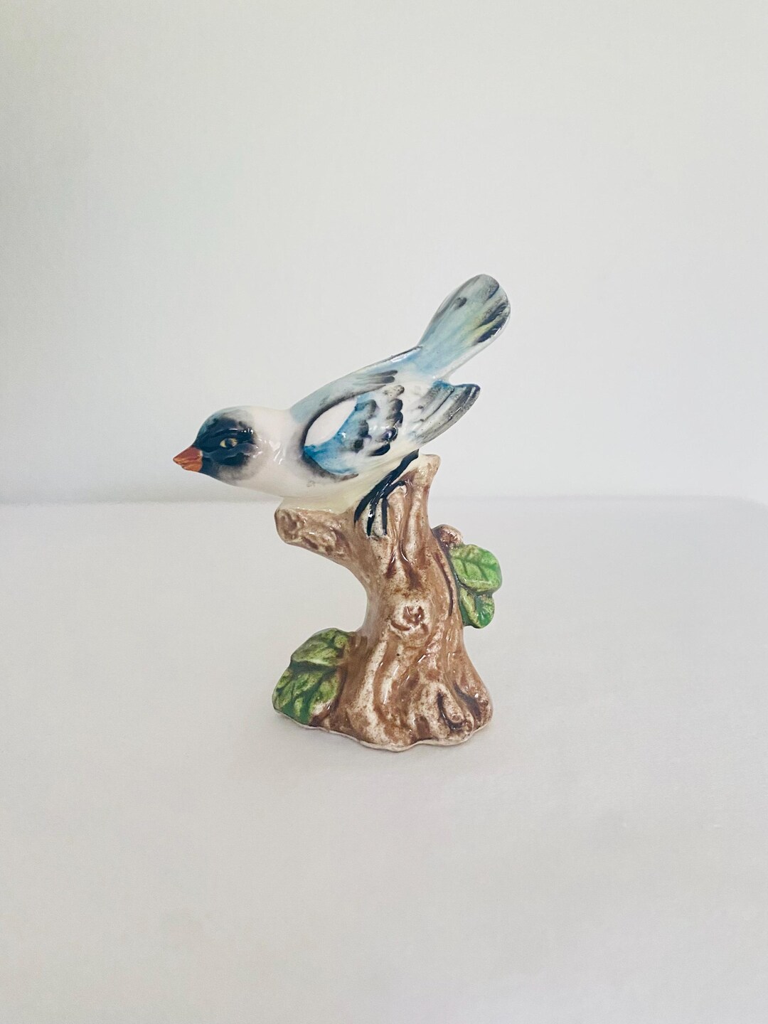 1982 Small Porcelain Bluebird Figurine - Etsy