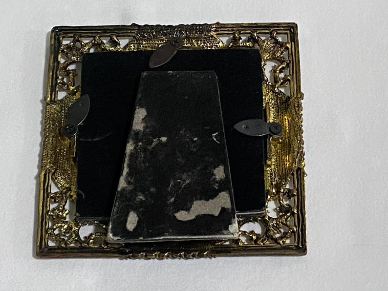 Small Square Ornate Bejeweled Picture Frame - Etsy