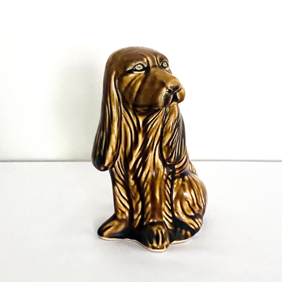 Ceramic Cocker Spaniel Figurine - Etsy