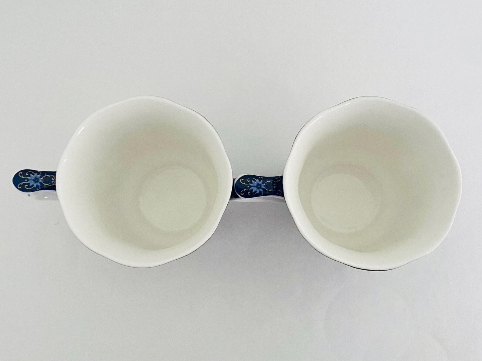 Grace Tea Ware Blue and Gold Mugs - Etsy