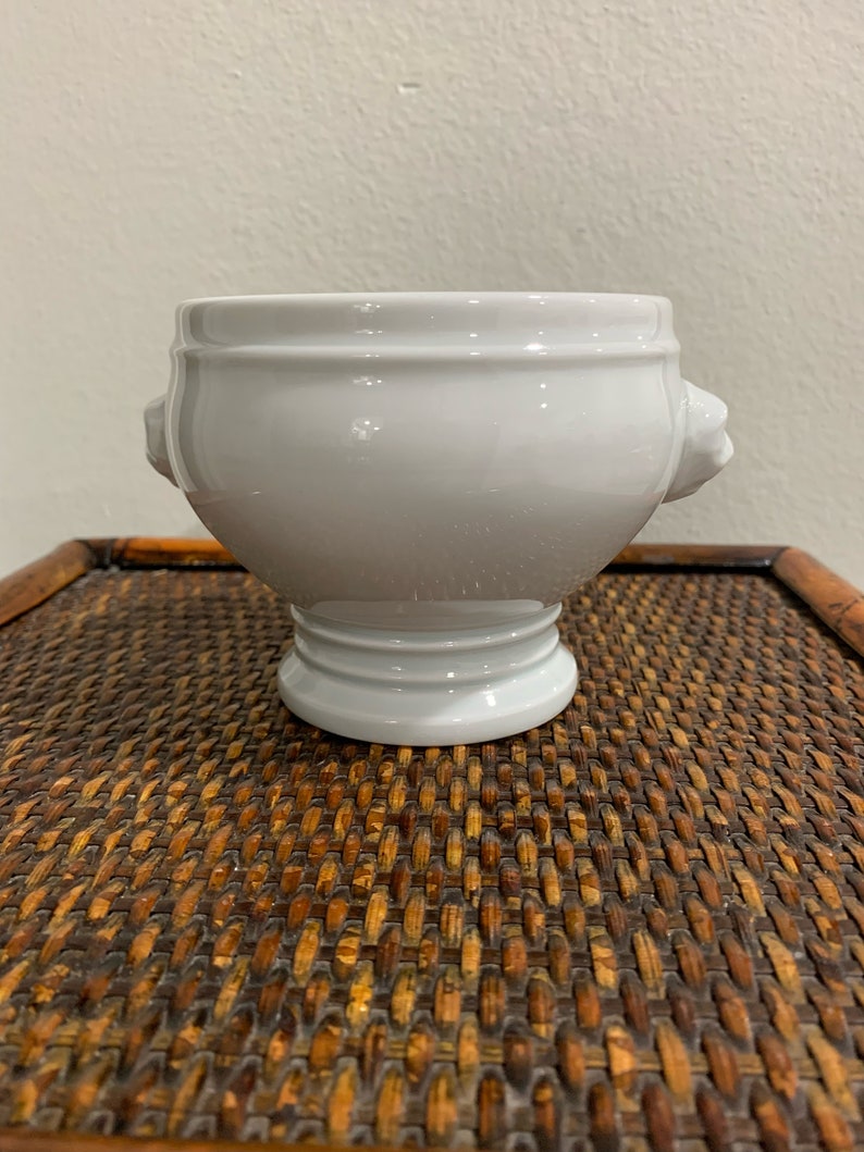 Vintage Pillavuyt France White Pedestal Porcelain 14 Oz Mini Soup ...