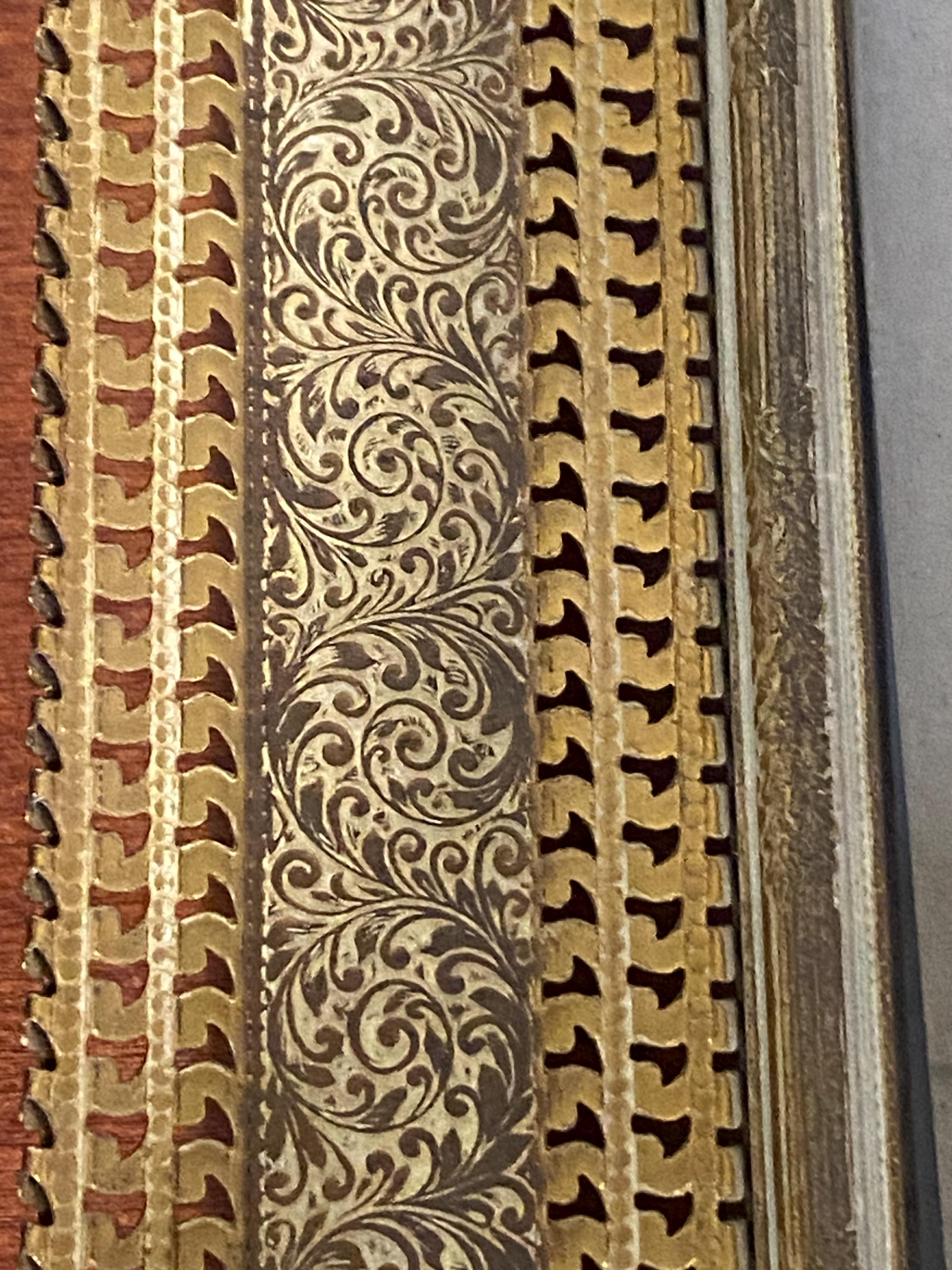 Large Ornate Brass Picture Frame - Etsy