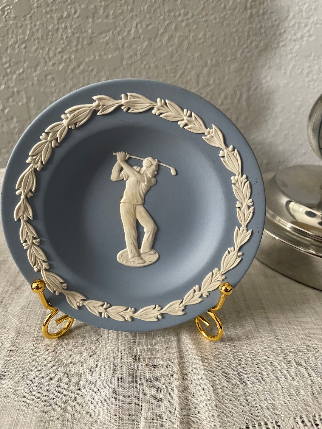 1950s Blue Edgewood Jasper Golf Plate 4.5 - Etsy