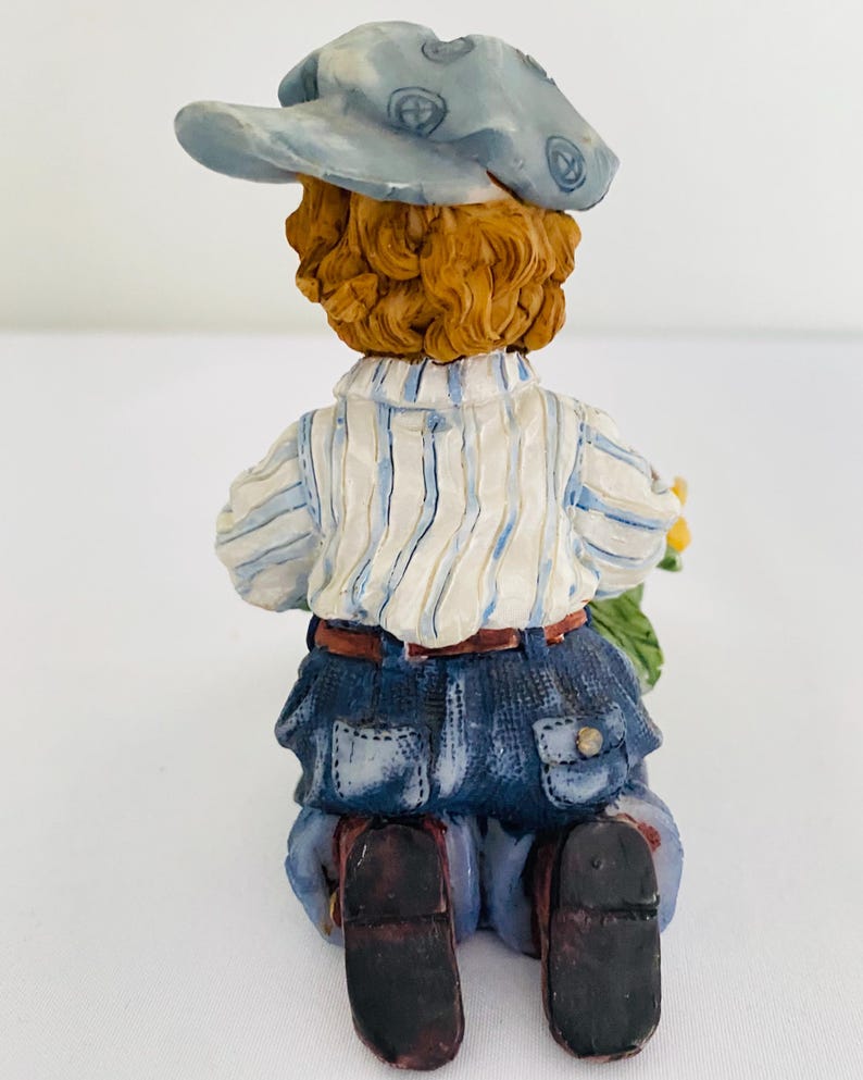 Montefiori Collection,italy Design, Flower Boy Figurine - Etsy