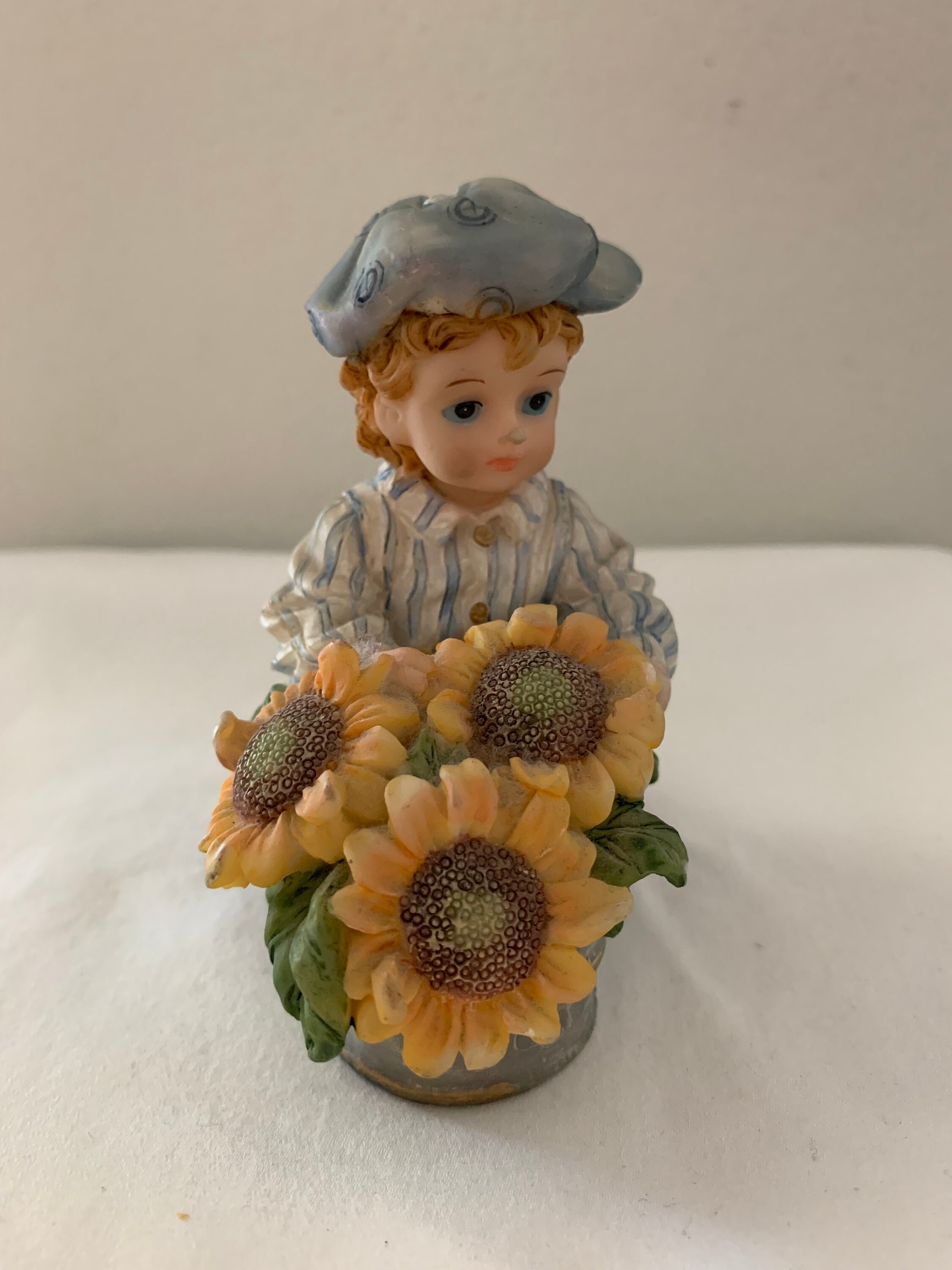 Montefiori Collection,italy Design, Flower Boy Figurine 4x4 - Etsy