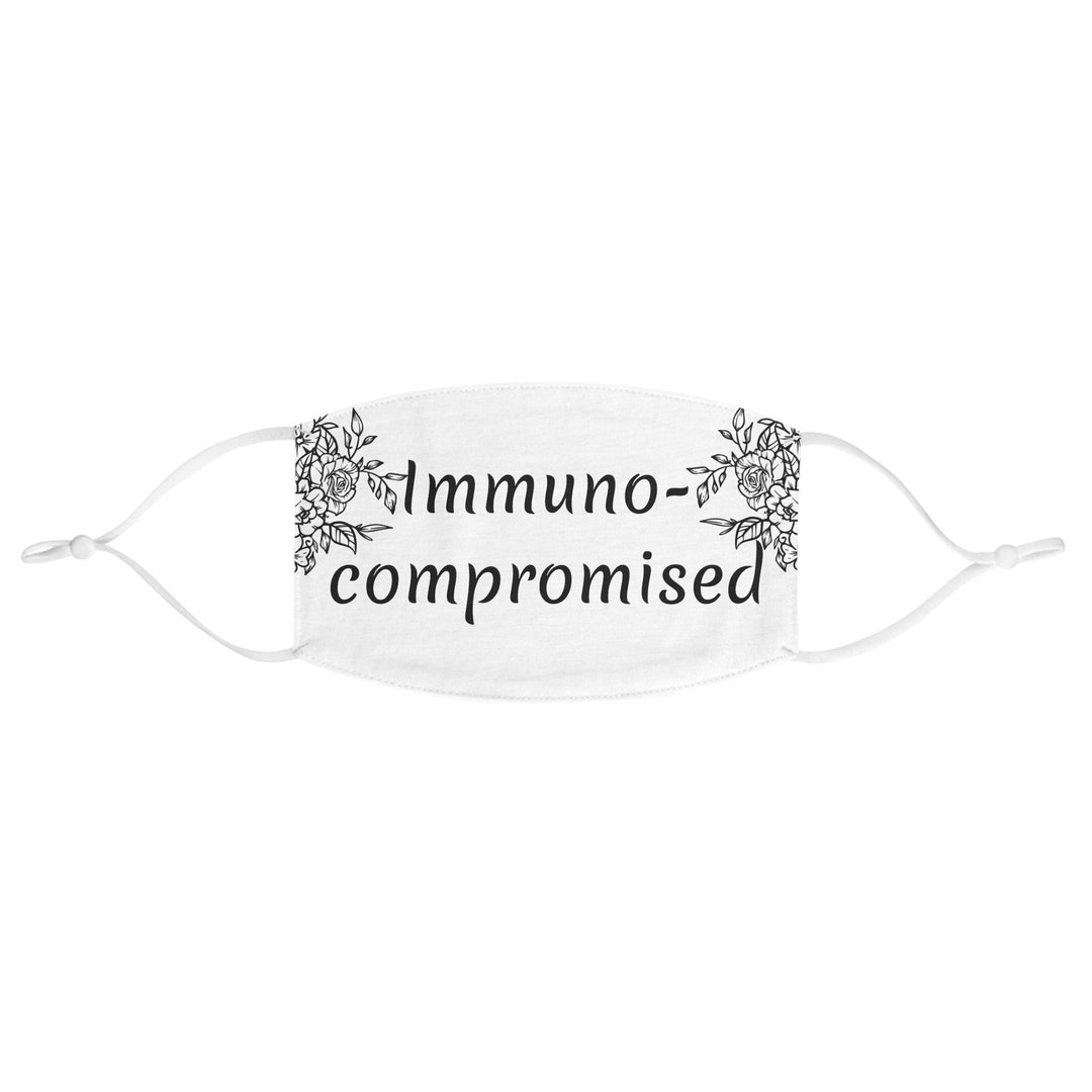 Immunocompromised Floral Fabric Face Mask, Autoimmune Disease ...