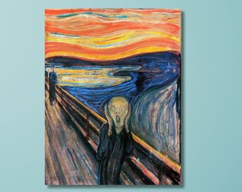 Edvard Munch 1893 the Scream - Etsy