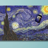 The Starry Night 1889 by Vincent Van Gogh - Etsy Ireland