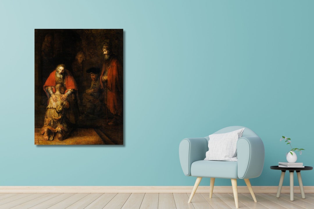 Rembrandt Return of the Prodigal Son Canvas Art Print,famous Galilee ...
