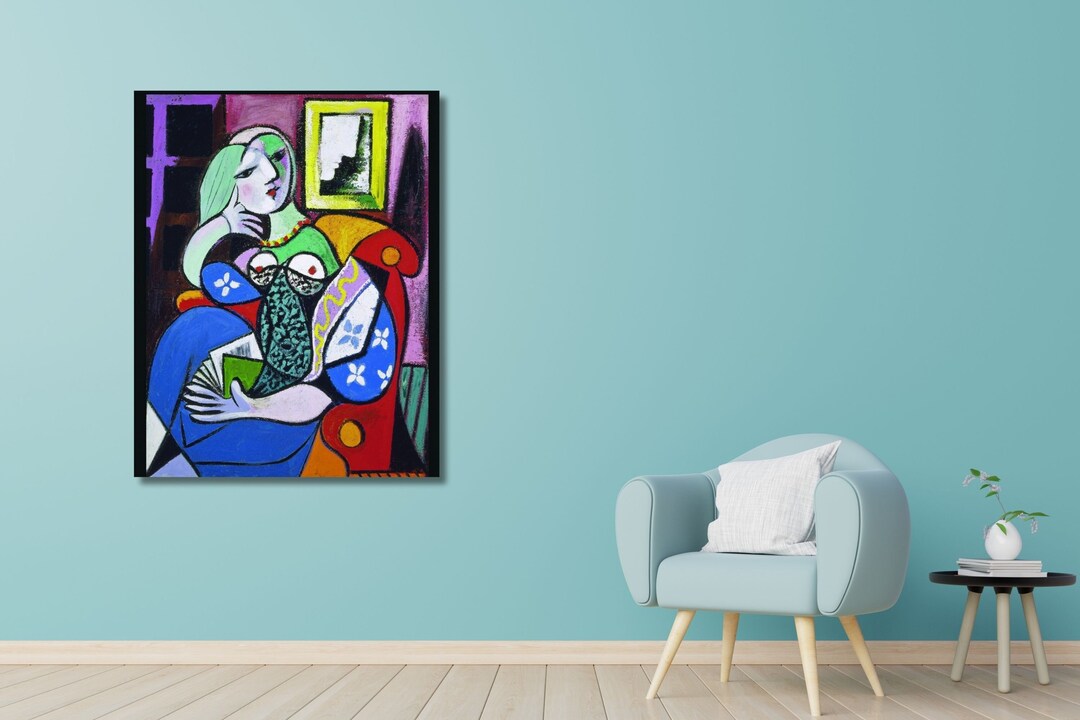 Femme Ingres Face to Face Poster Print Canvas Wall Art by Pablo Picasso ...