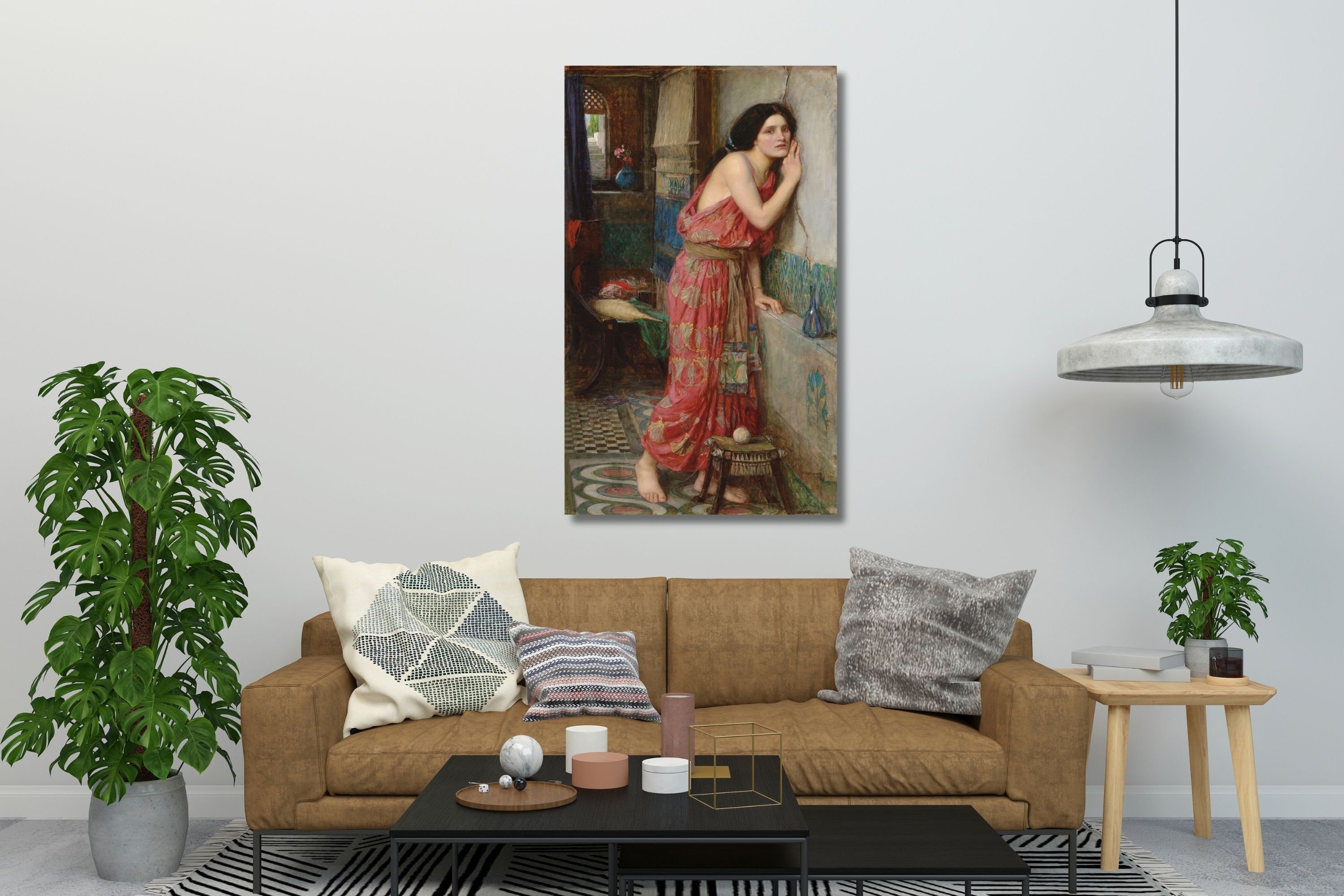 John William Waterhouse Thisbe Canvas Art Print - Pre-raphaelite Wall Decor - Etsy