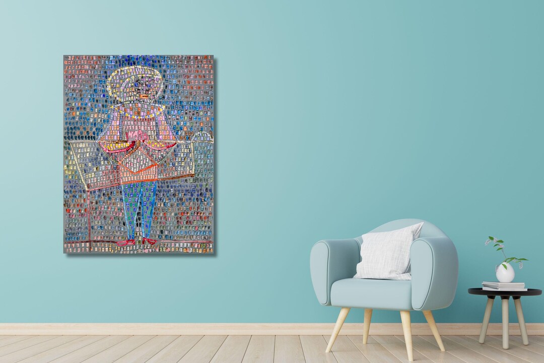 Paul Klee 'boy in Fancy Dress' Abstract Canvas Print - Exhibition ...
