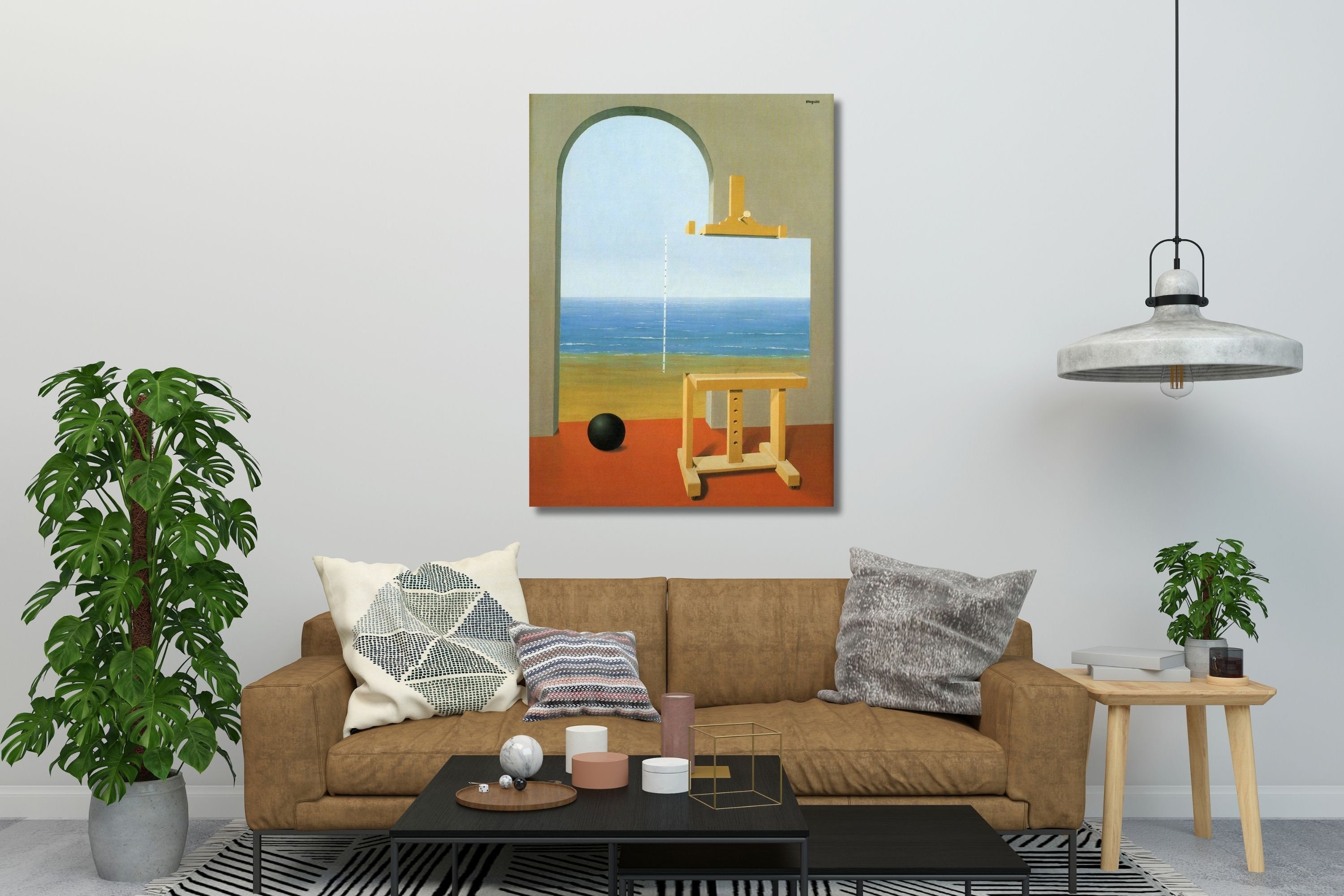 Rene Magritte the Human Condition Poster/canvas Wall Arts,rene Magritte ...