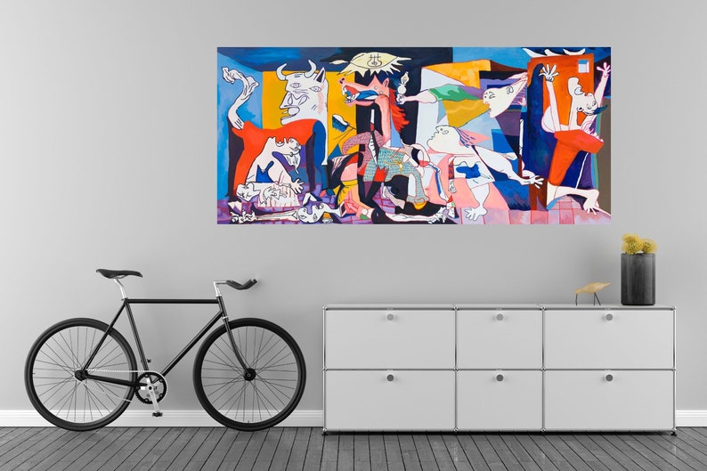 Guernica Wall Art, Guernica Canvas, Pablo Picasso Guernica Painting ...