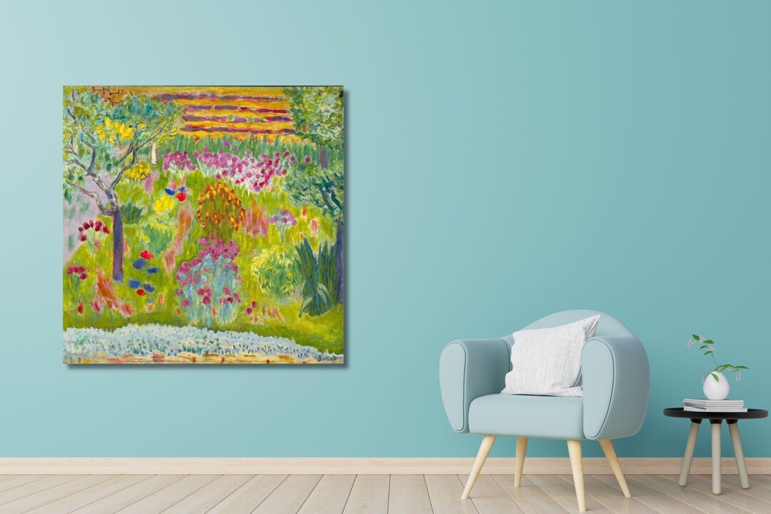 Garden (1935) Pierre Bonnard Canvas Wall Art,pierre Bonnard Wall Art ...