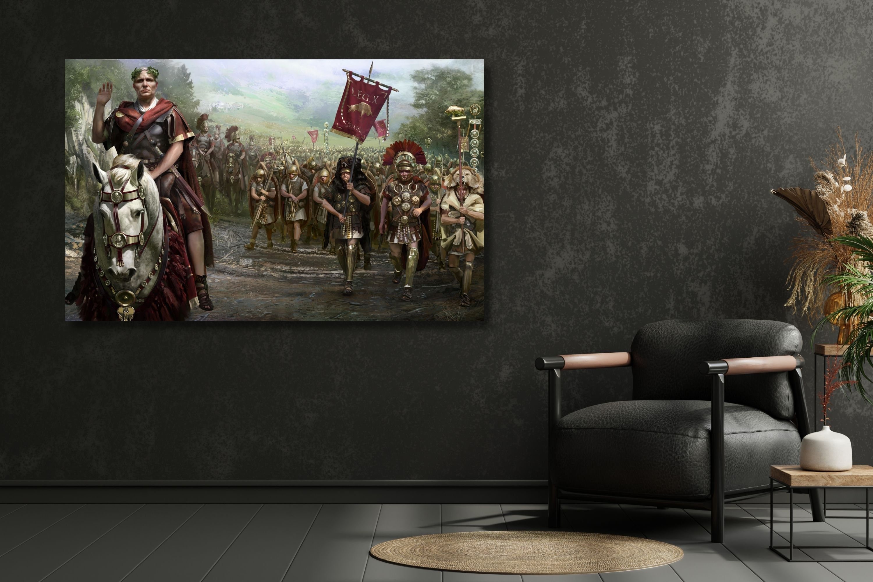 Caesar and His Legions Wall Art caesar's Timeless Wall - Etsy