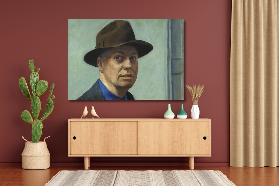 Edward Hopper Portrait Canvas Paintings, Edward Hopper Portrait Canvas ...